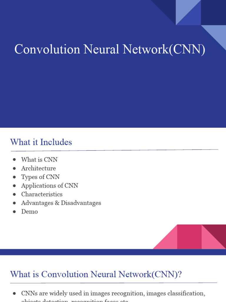 Convolution Neural Network | PDF | Artificial Neural Network | Computer ... Convolution Neural Network | PDF | Artificial Neural Network | Computer ...