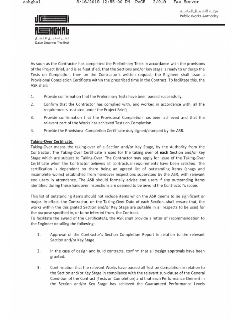 HPD - Handing Over | PDF