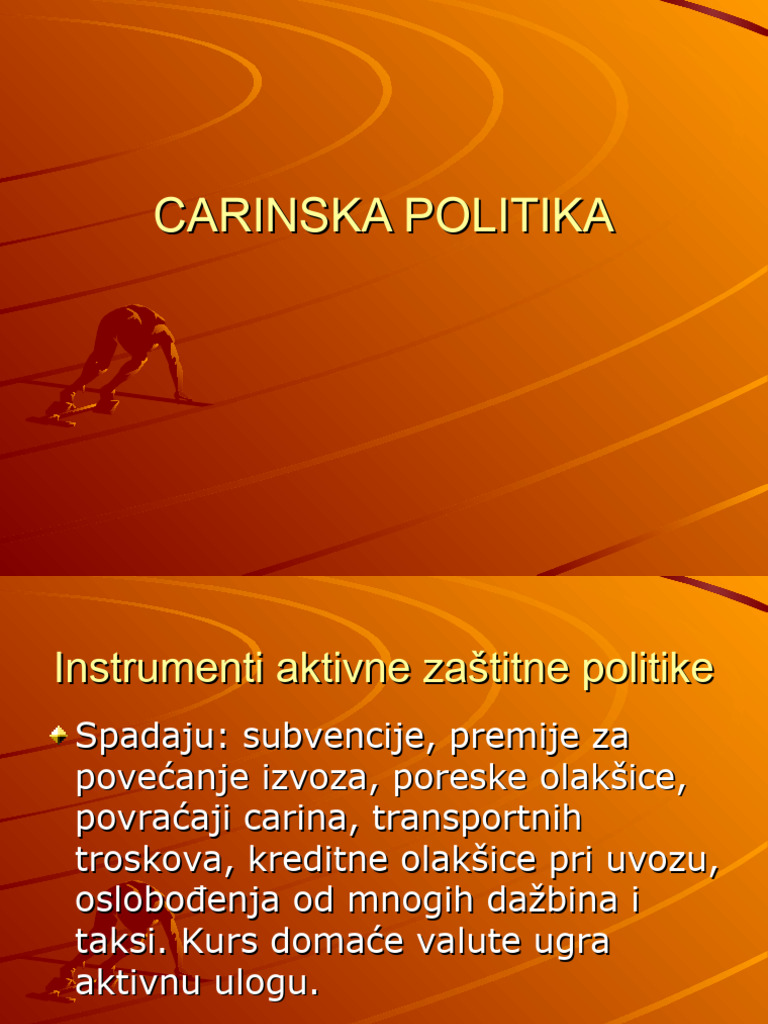 3 Carinska Politika | PDF