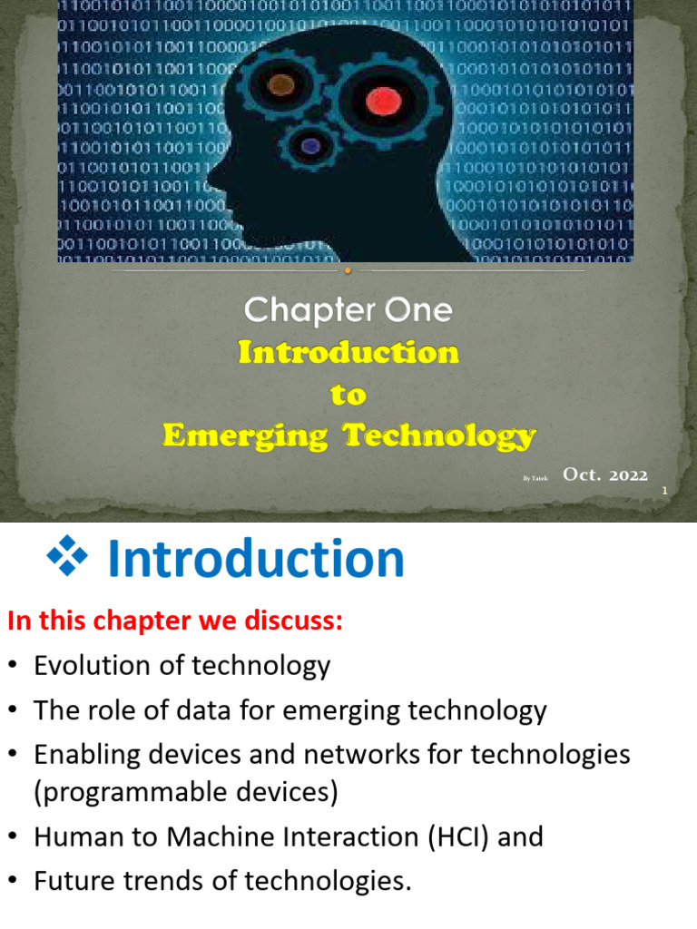 Emerging Technologies and Industrial Revolution | PDF | Human–Computer ...