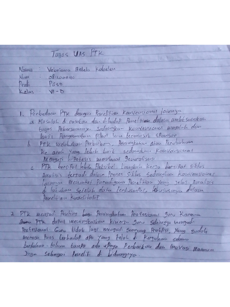 Tugas UAS PTK VEBRIANA BELELA KABELEN | PDF