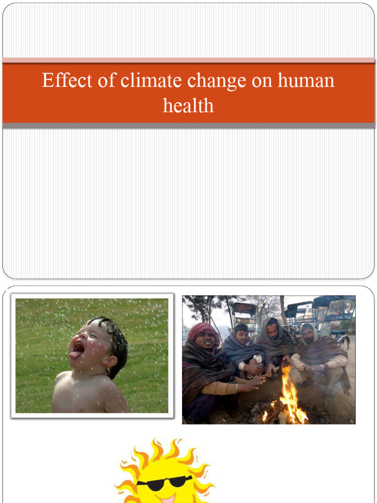Effect of climate change on human health | PDF | Cough | Fossil Fuels