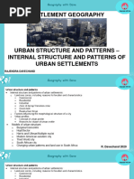 Grade 8 Geography - Settlements | PDF
