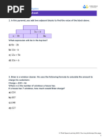 Third Space Learning Quadratic Equations GCSE Worksheet | PDF ...