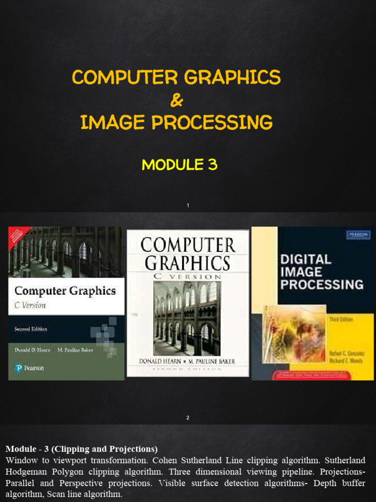 Computer Graphics & Image Processing | PDF | Geometry | Graphics