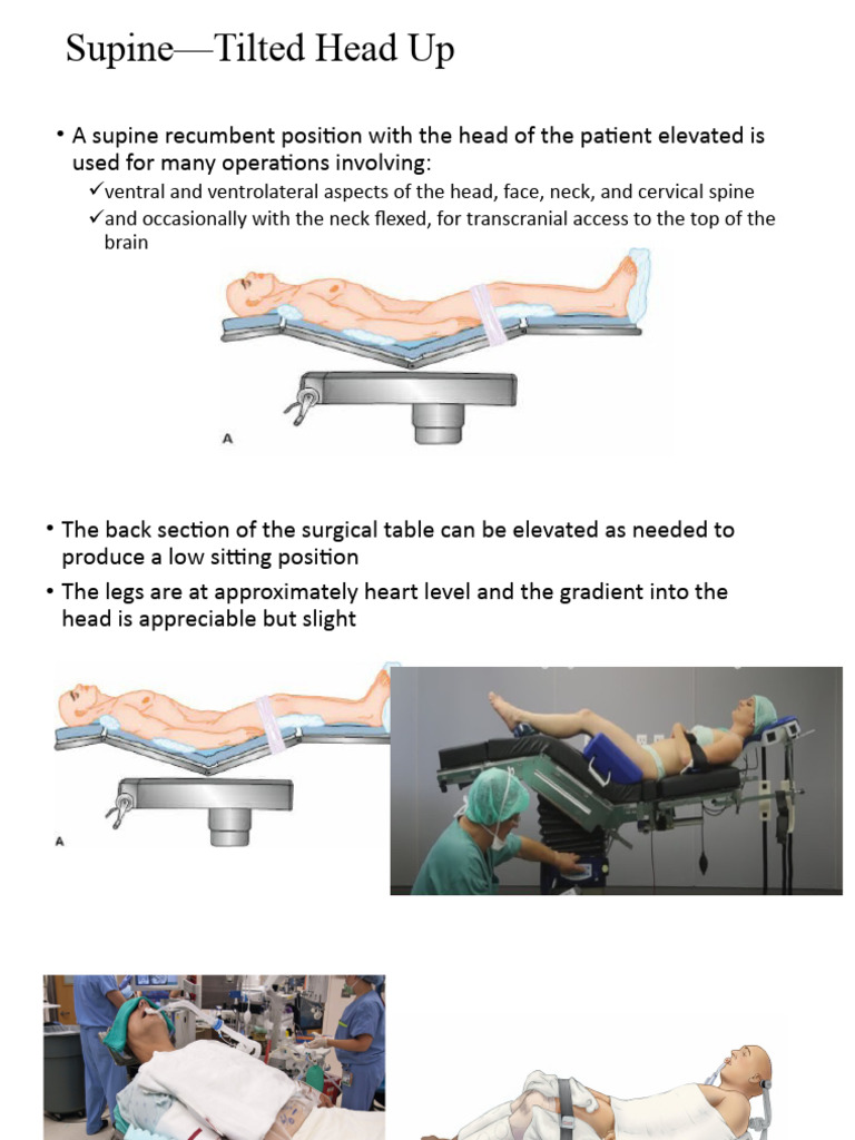 Supine Tilted Head Up | PDF | Wellness