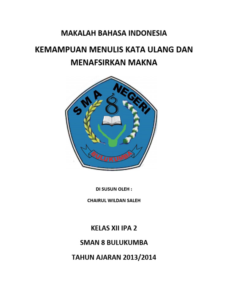 Kemampuan Menulis Kata Ulang Dan Menafsirkan Makna | PDF