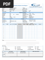 Magnetic Particle Inspection Report | PDF | Nondestructive Testing ...