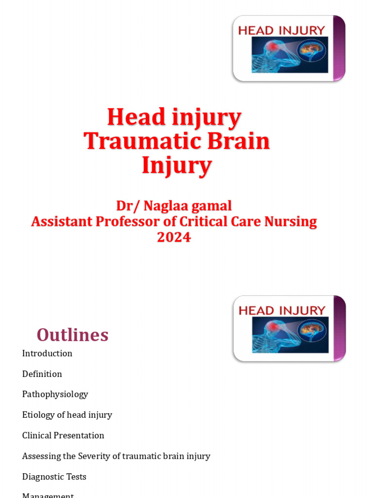 Head Injury 1 | PDF | Traumatic Brain Injury | Diseases And Disorders