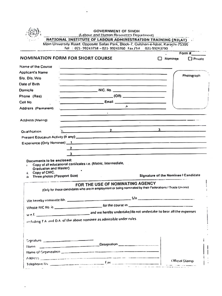 Safety Course Form - 8 | PDF