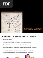 Research Diary Template | PDF