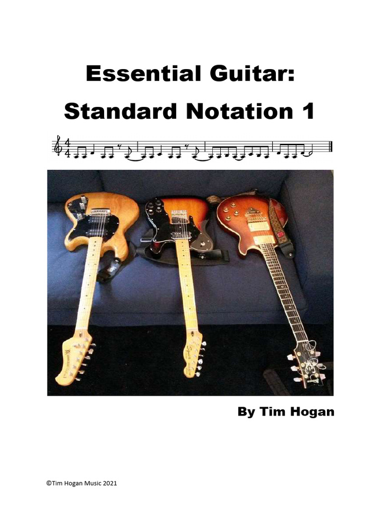 Essential Guitar Standard Notation Pdf Poetics Musical Forms