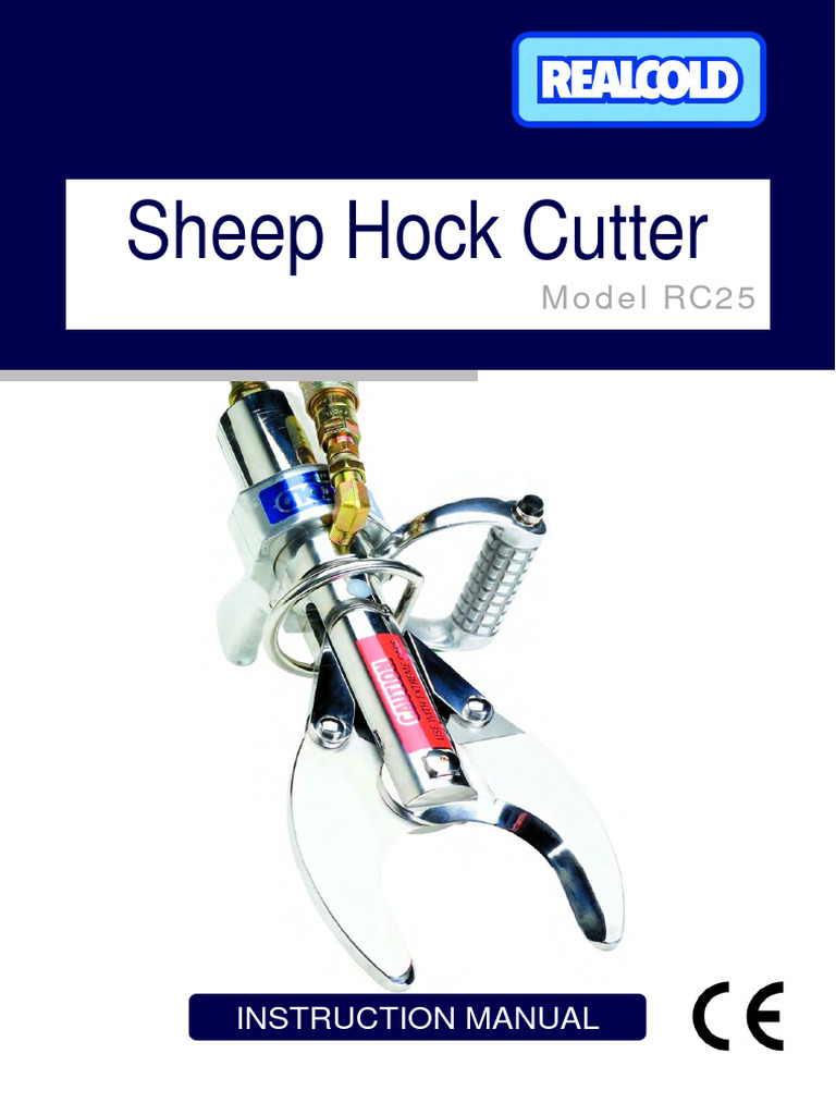 Sheep Hock Cutter: Model RC25 | PDF | Screw | Piston