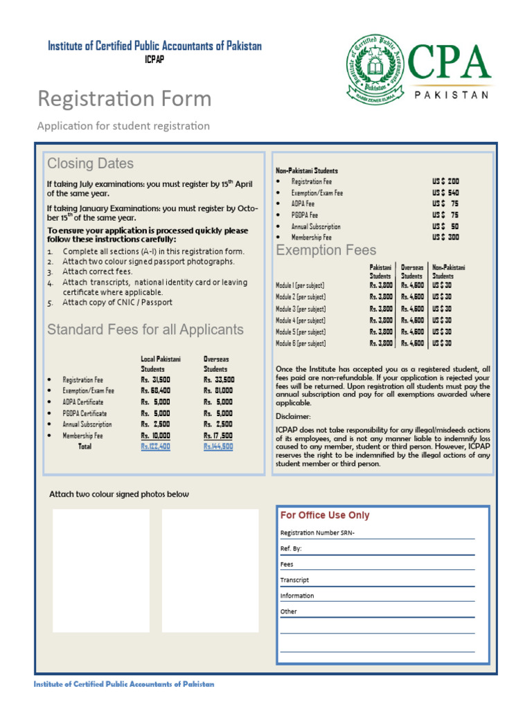 CPA Registration Form Revised 2022 | PDF | Accountant | Accounting