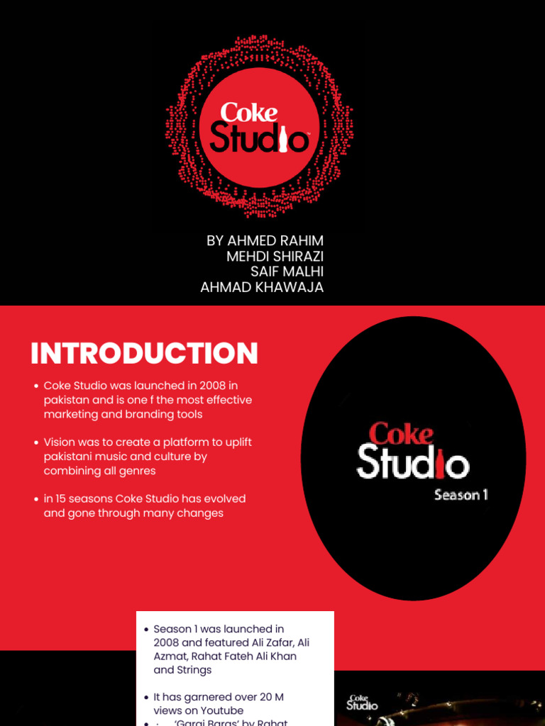 Coke Studio presentation | PDF