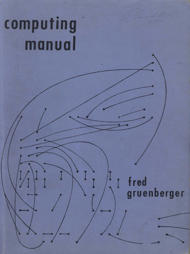 Gruenberger Computing Manual 1952 | PDF