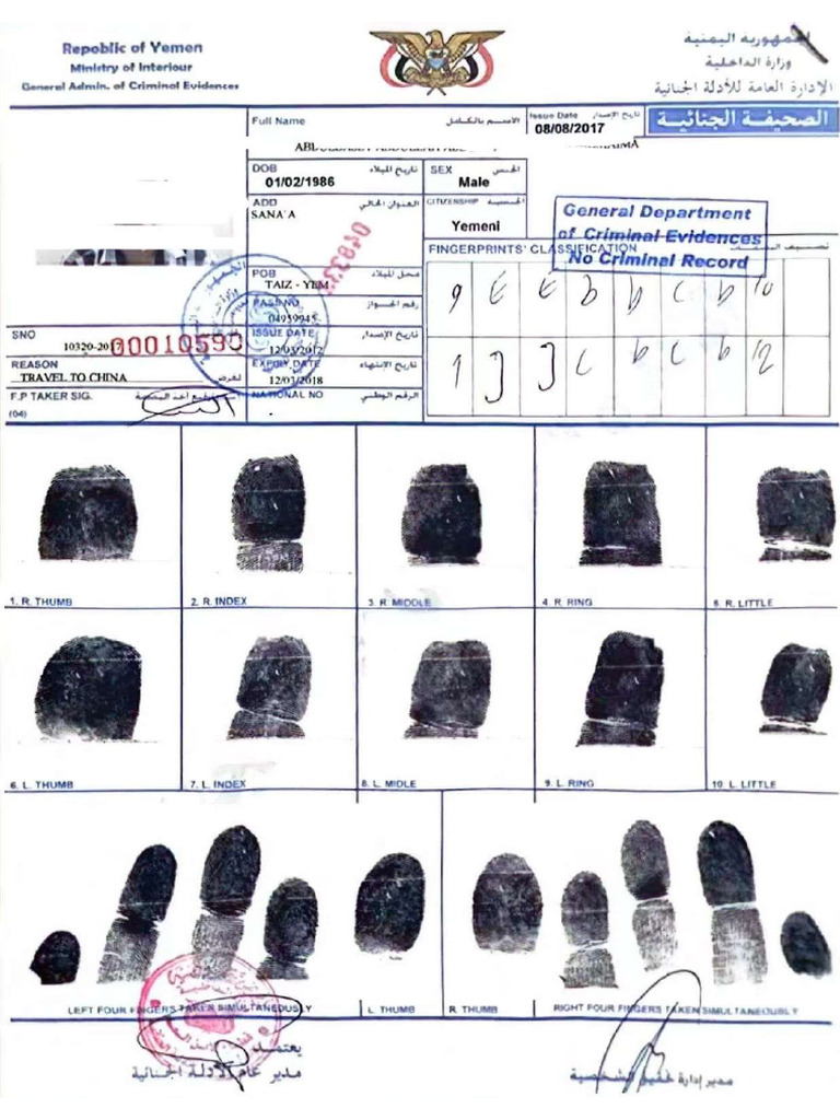 Non Criminal Certificate All | PDF