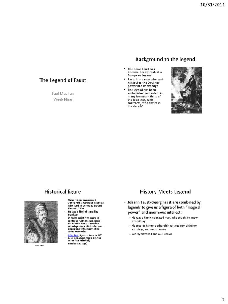 The Legend of Faust (Web) | PDF | Faust | Magic (Paranormal)