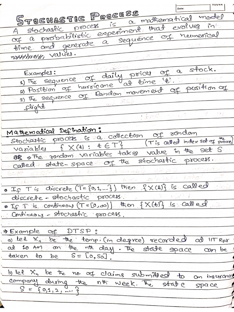 Stochastic Part 1 | PDF