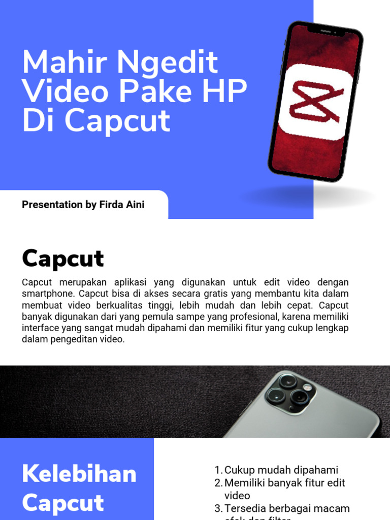 Materi Capcut | PDF