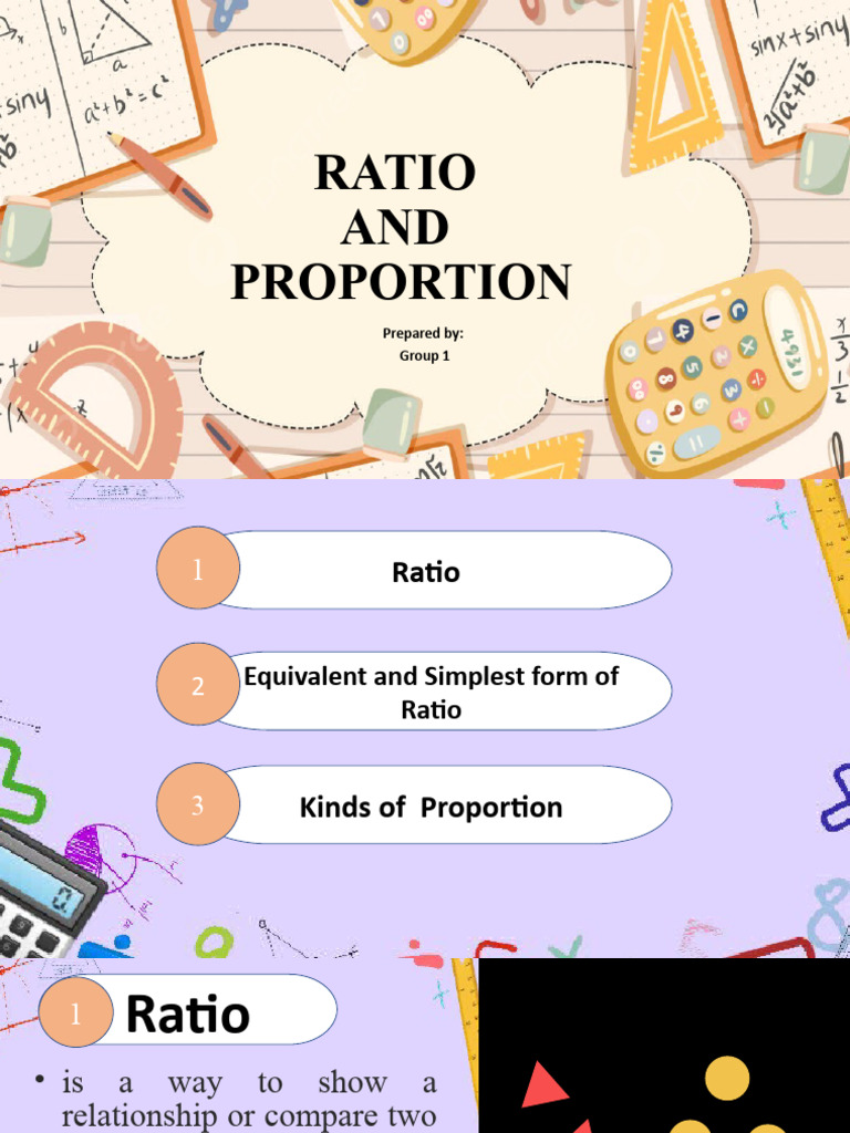 RATIO and PROPORTION | PDF | Ratio | Numbers