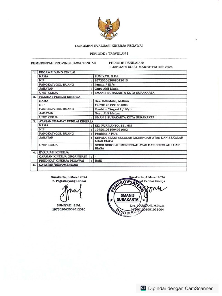 Sumiyati, S.Pd. - 19730206 200801 2 010 | PDF