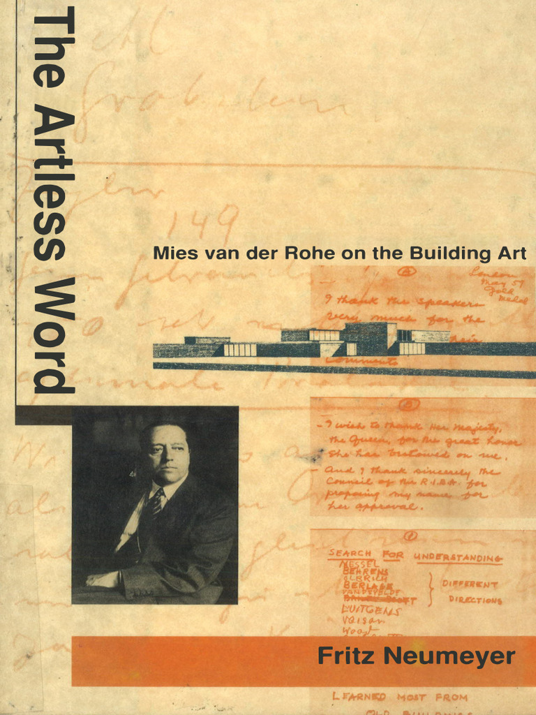Mies Van Der Rohe On The Building Art (Fritz Neumeyer 1986) | PDF