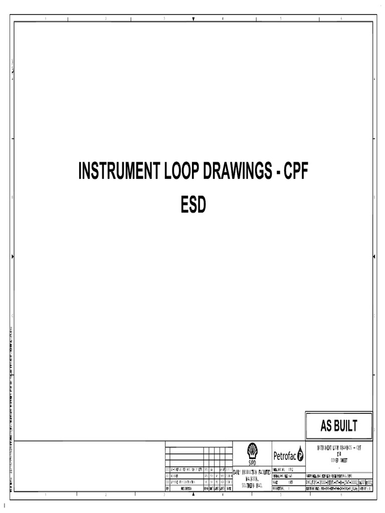 Instrument Loop Drawings - CPF (Esd) | PDF