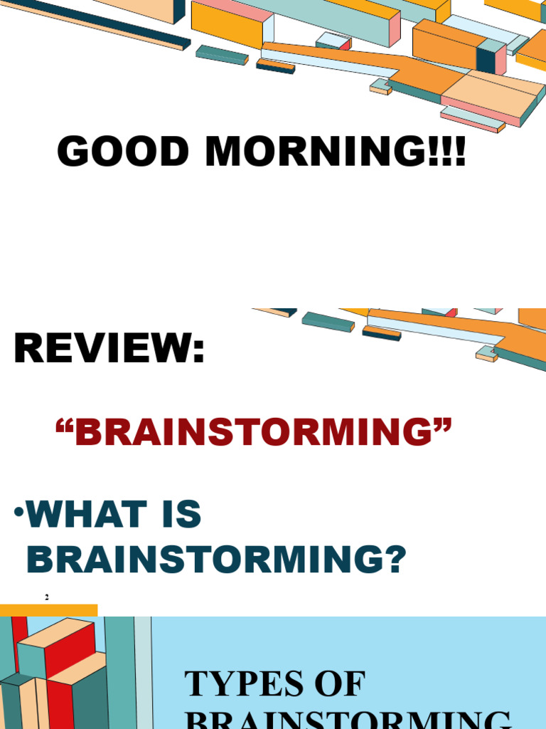 Types of Brainstorming | PDF | Career & Growth | Self-Improvement
