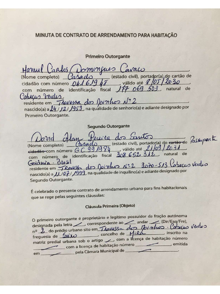 Comprovativo de Morada | PDF