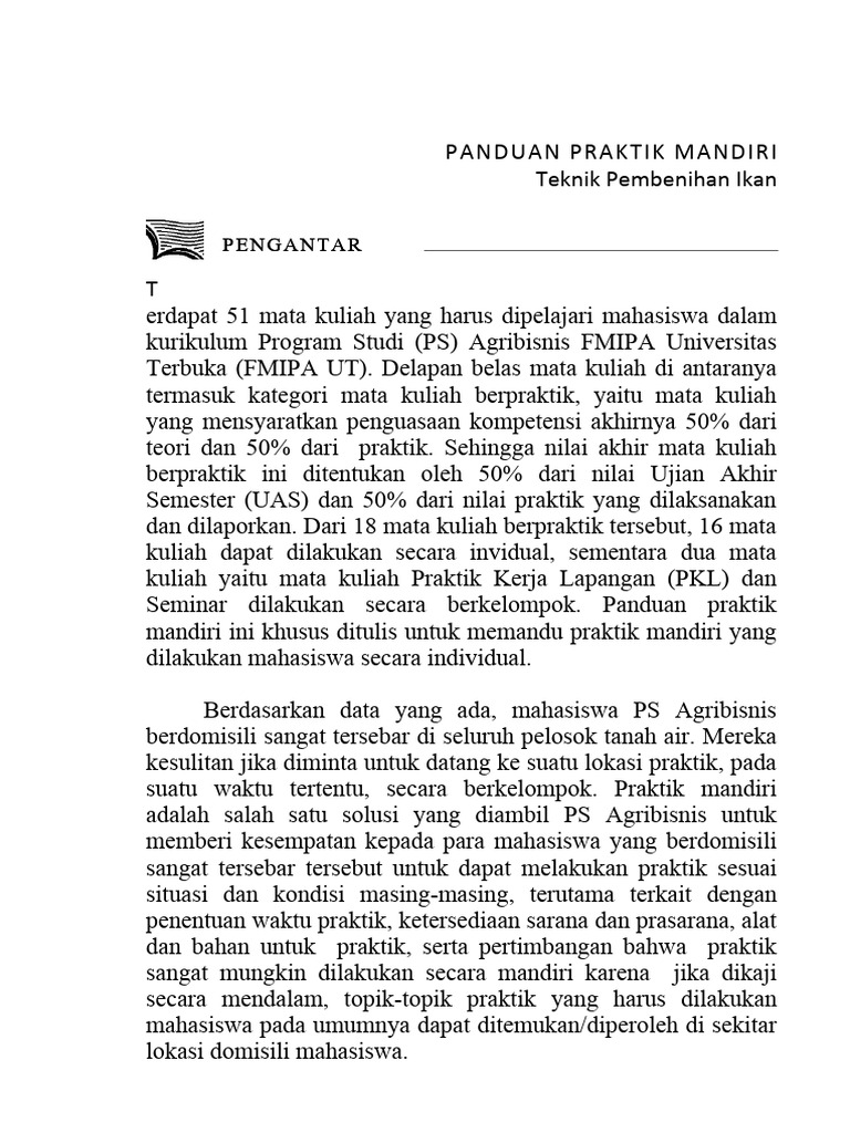 Panduan Praktik LUHT4434 - RevAS - 20202 | PDF | Kesehatan Holistik