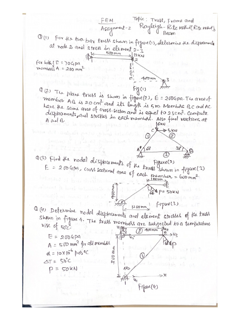 Finite Element Method Assignment Pdf 2411