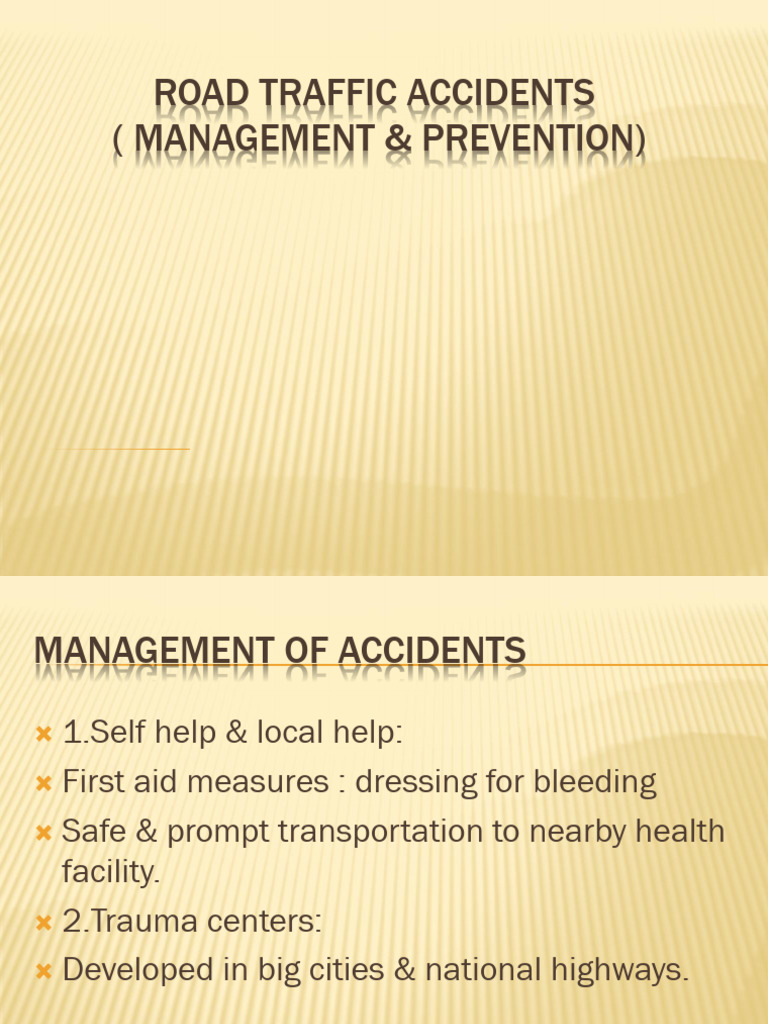 RTA Management | PDF | Traffic Collision | Road Traffic Safety