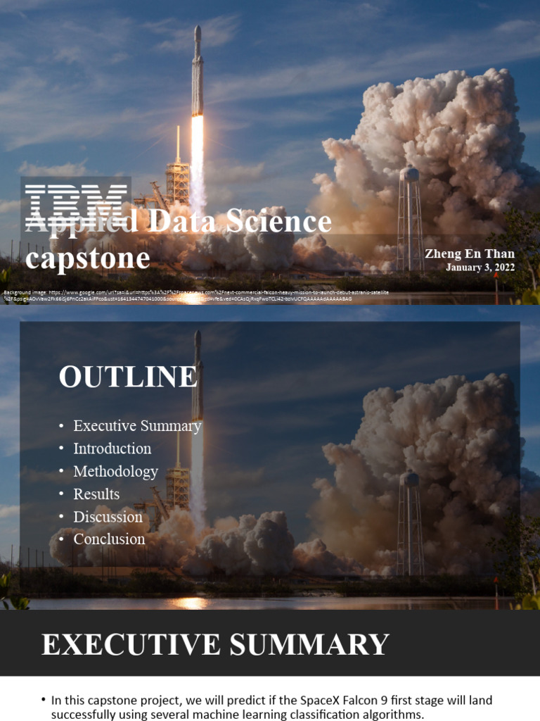 Capstone Presentation | PDF | Support Vector Machine | Falcon 9