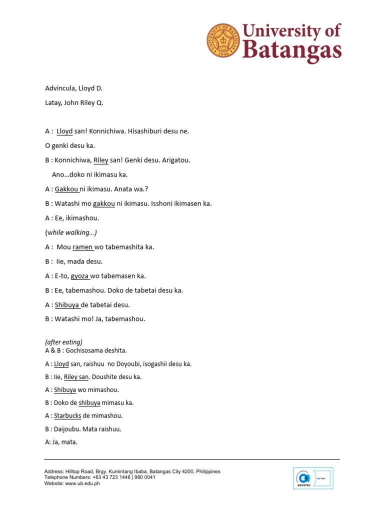Module 5 Performance Task2-1 | PDF | Lifestyle