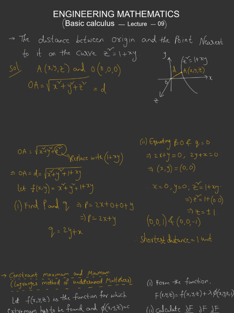 Engineering Mathematics 9 24052020 | PDF