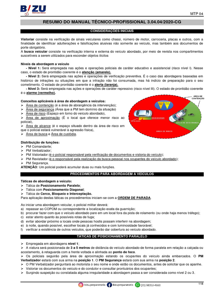 42 MTP 04 - Resumo | PDF | Polícia | Tráfego
