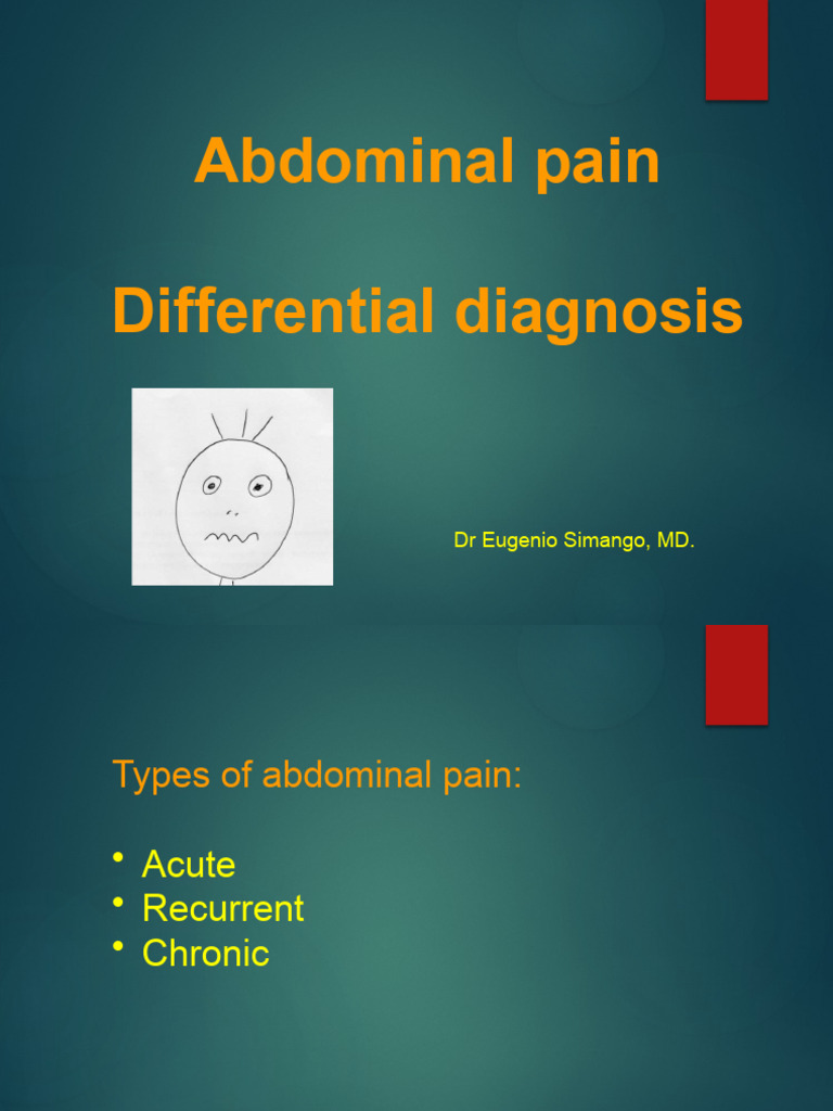 Abdominal Complains DR Eugenio Simango | PDF | Abdomen | Diseases And ...