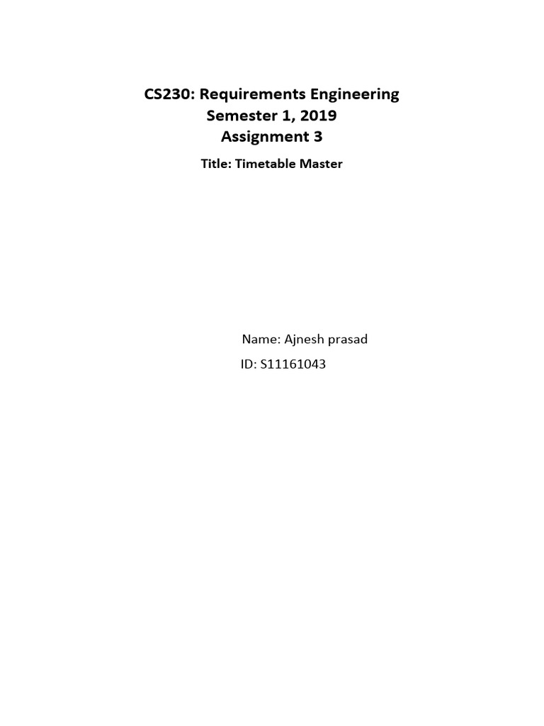 CS230 | PDF | Use Case | Computing