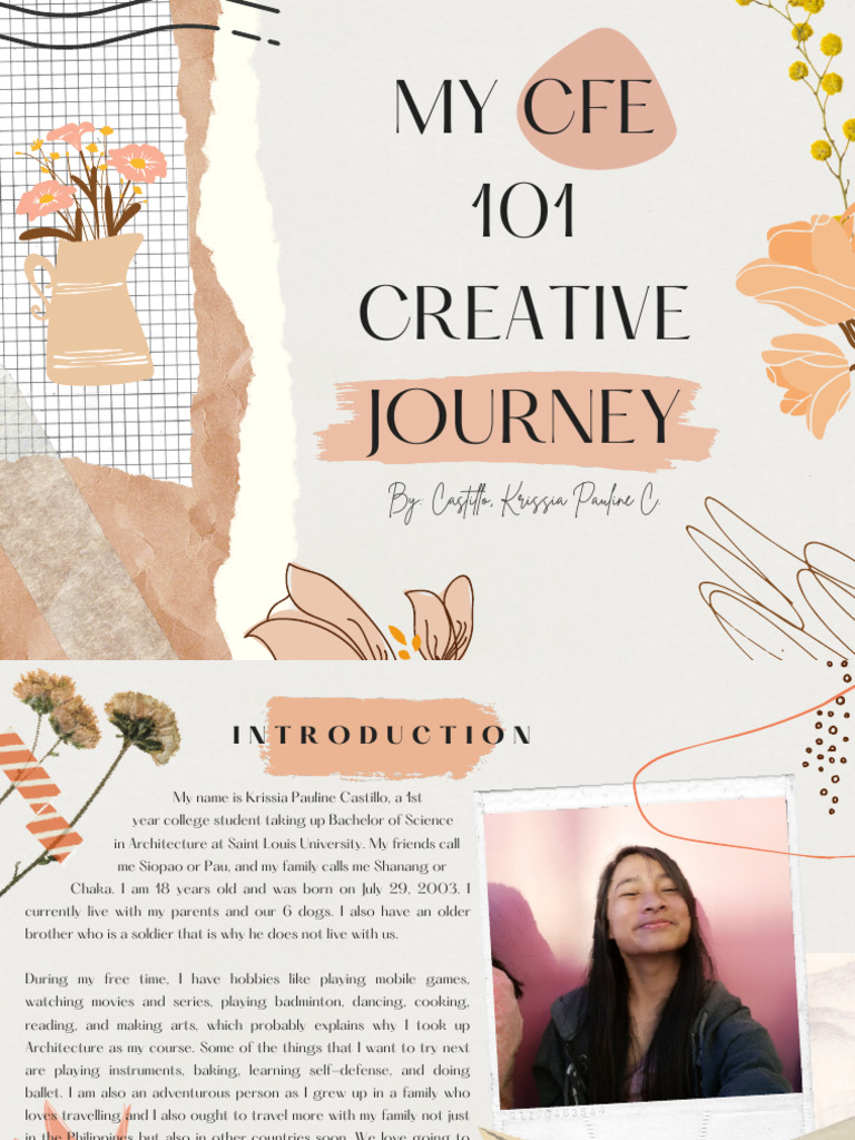 My CFE 101 CREATIVE JOURNEY | PDF | Jesus | Abraham