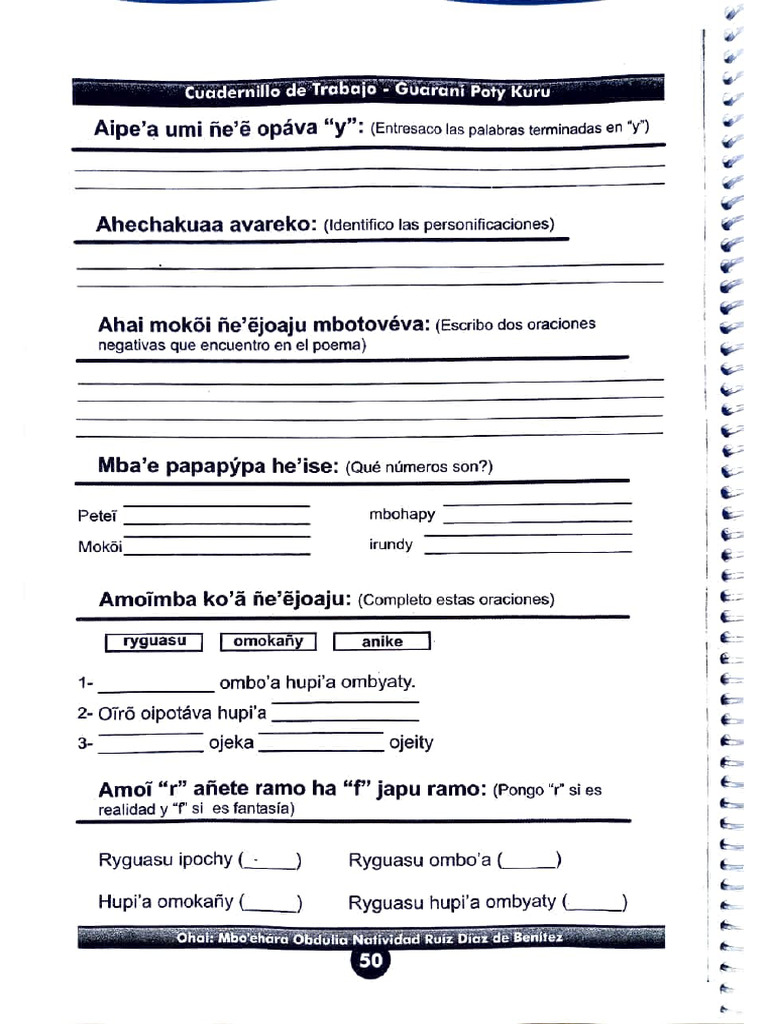 Guaraní 1 (C) | PDF | Fonética | Voz humana