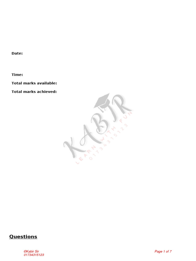 Transformation Matrices QP Mathb | PDF | Matrix (Mathematics) | Triangle