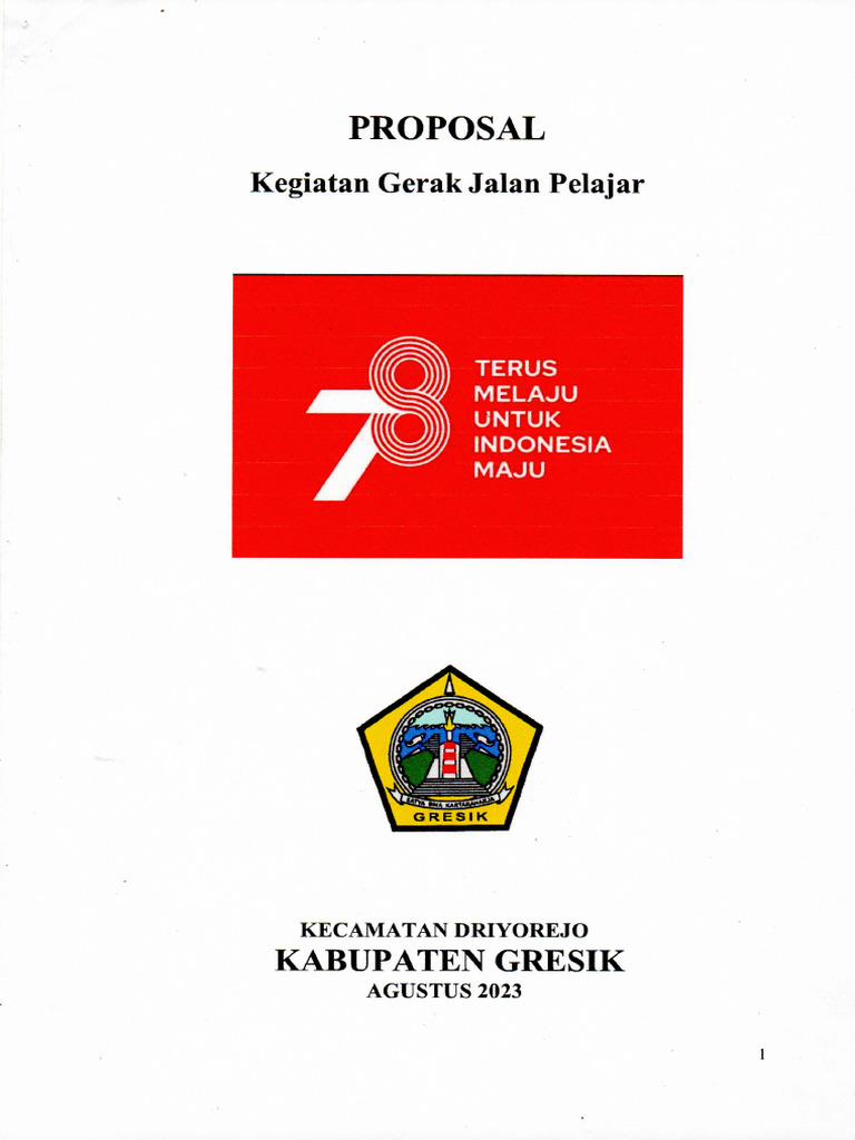 Proposal Gerak Jalan Hut Ri Ke 78 TH 2023 | PDF Proposal Gerak Jalan Hut Ri Ke 78 TH 2023 | PDF