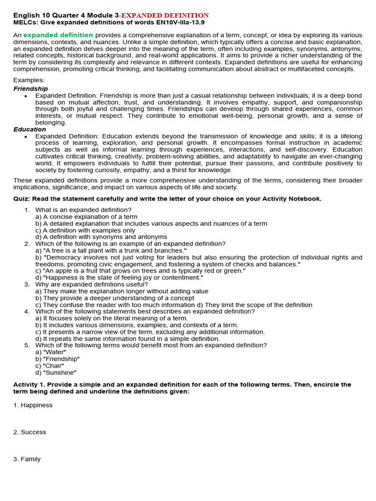 ENGL10_module3 | PDF | Critical Thinking | Behavior Modification