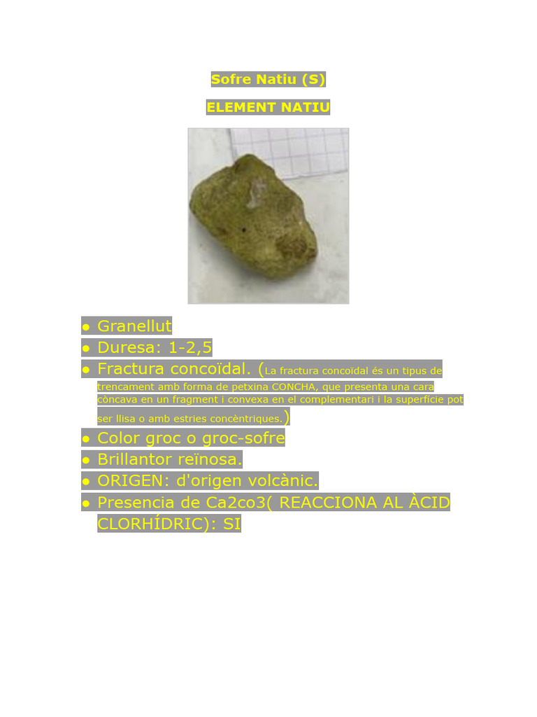 Minerals - Google Drive | PDF