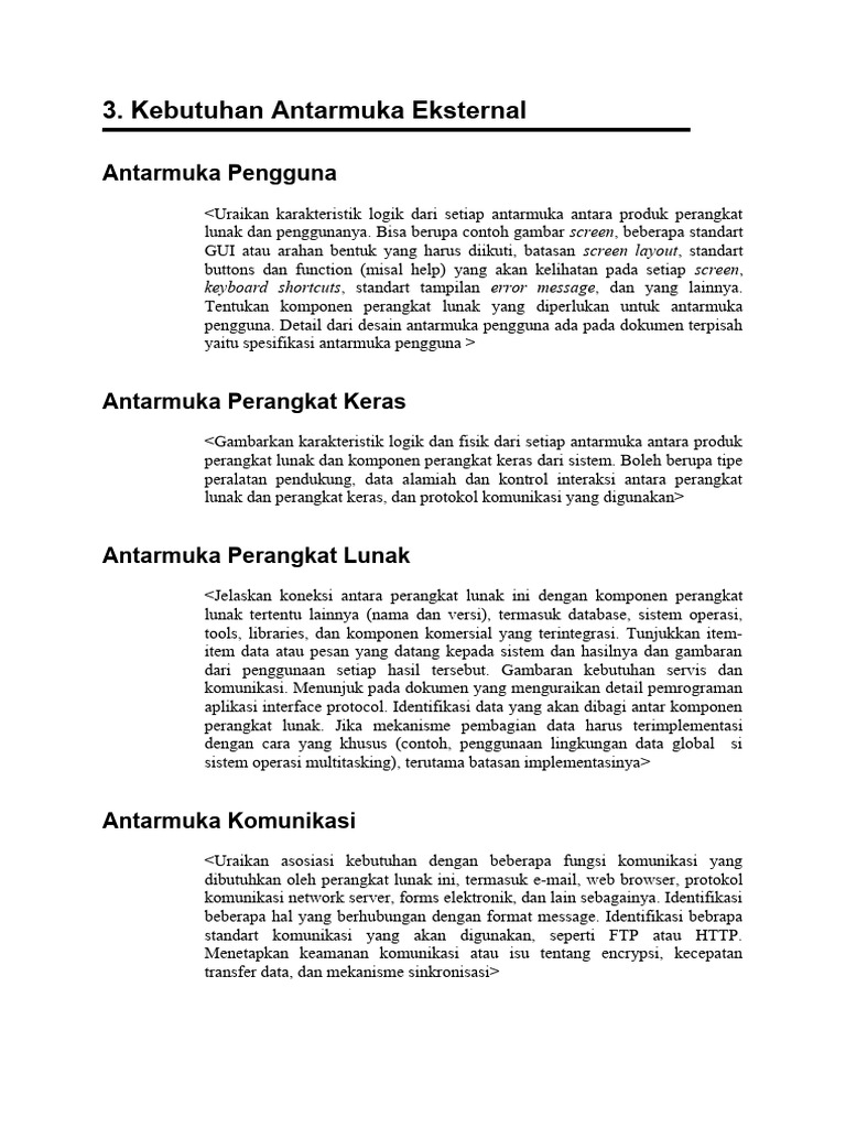 Contoh Data Eksternal Antarmuka | PDF | Teknologi & Rekayasa