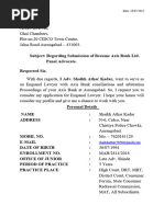 Repudiation Letter | PDF