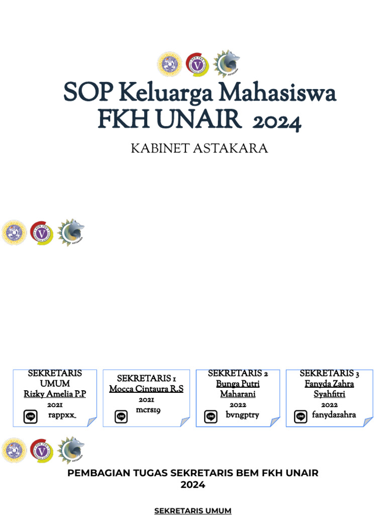 Sop KM FKH Unair 2024 | PDF