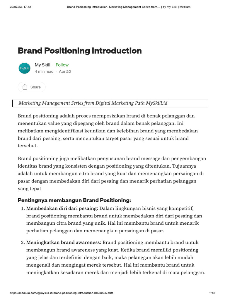 Strategi Brand Positioning Traveloka | PDF