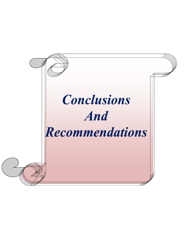 Conclusion and Recommendations | PDF